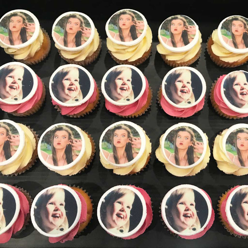 Edible Image Cupcakes - Custom Printed