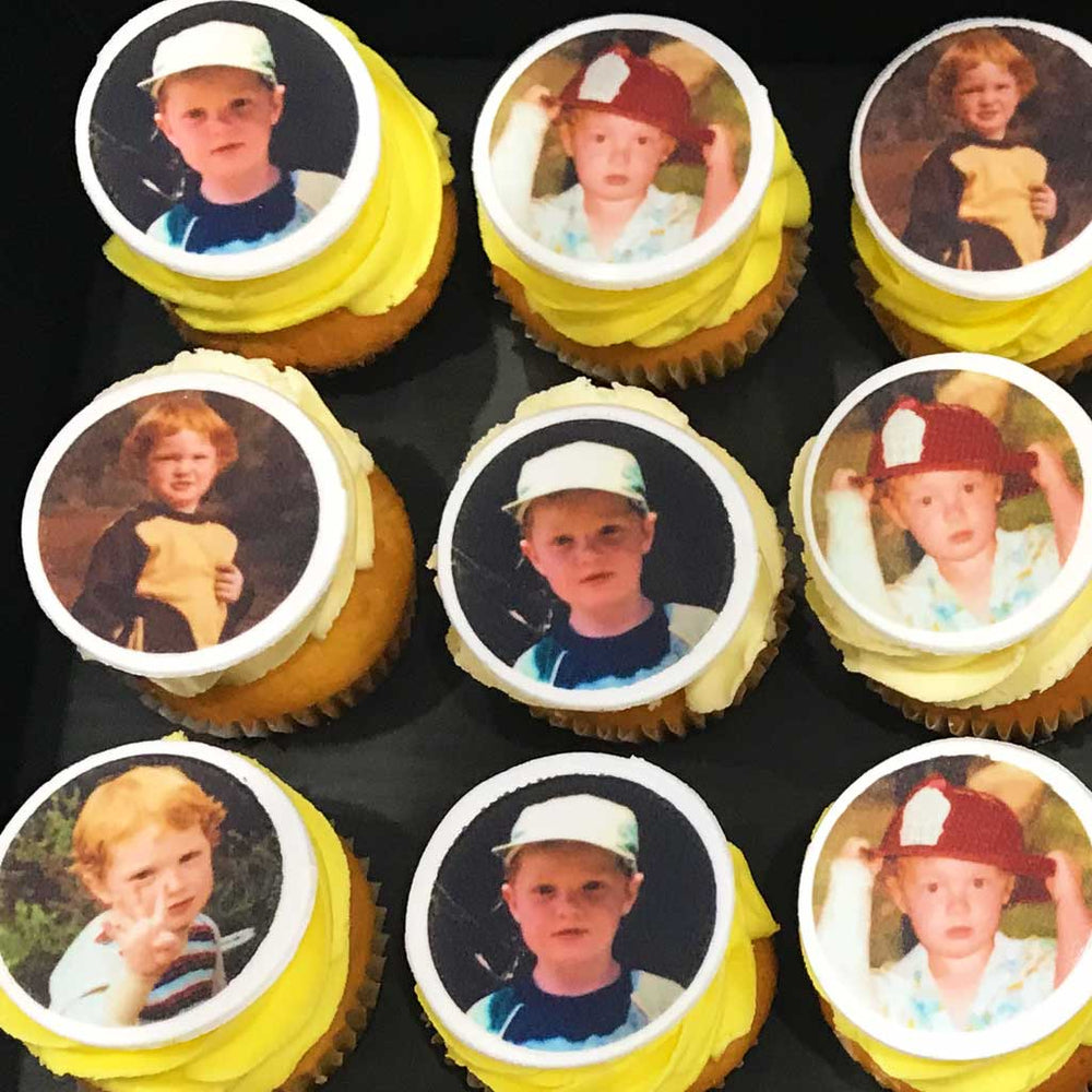 Edible Image Cupcakes - Custom Printed