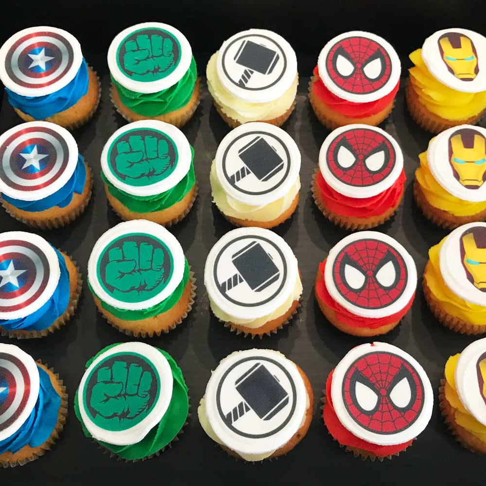 Edible Image Cupcakes - Custom Printed